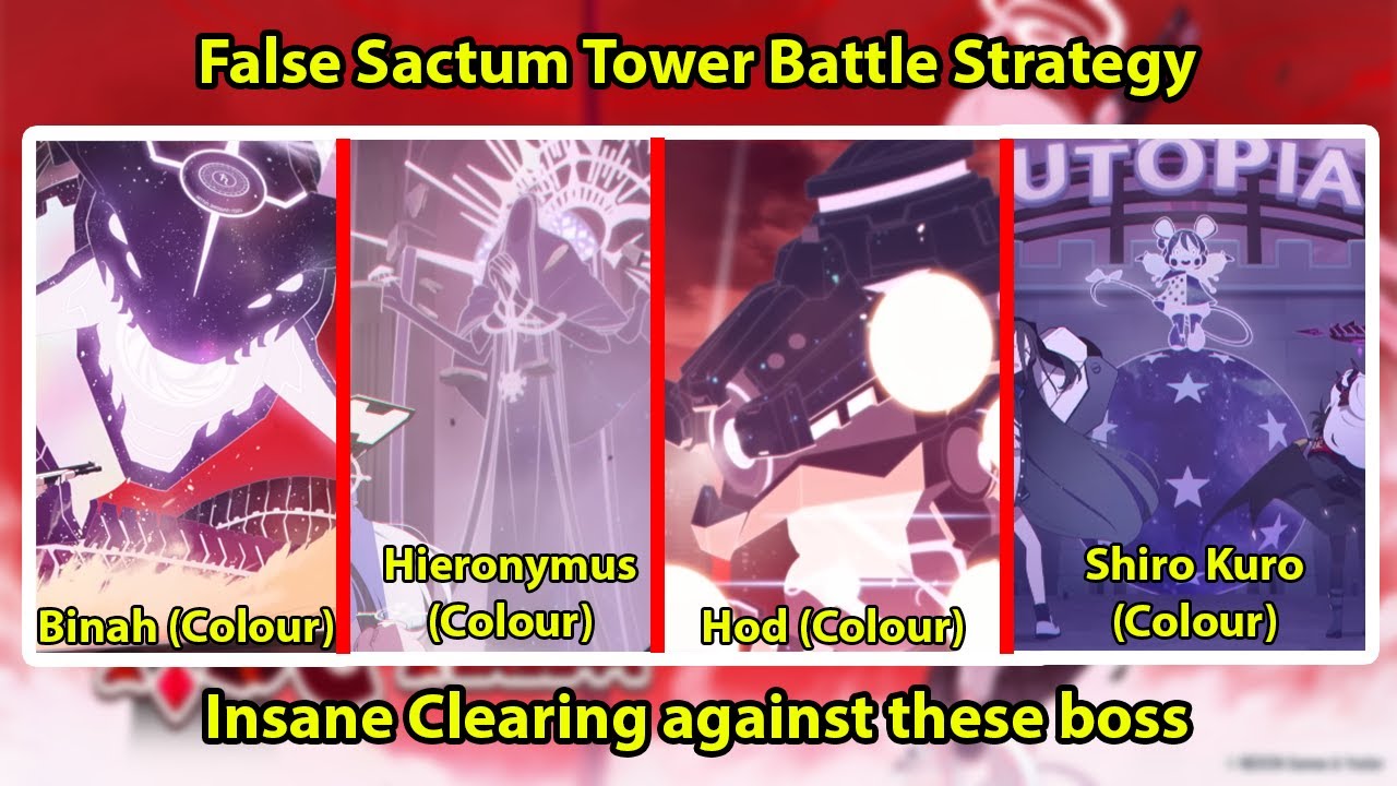 [Blue Archive] "F.SCT Battle" Insane - Binah, Hieronymus, Hod and Shiro ...