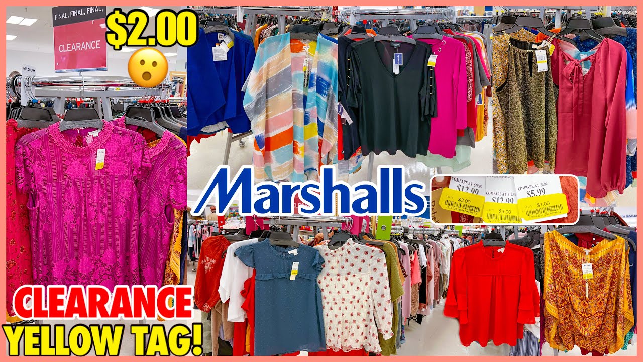 🔴MARSHALLS CLEARANCE WOMEN'S TOPS AS LOW AS $2‼️YELLOW TAG FINAL ...