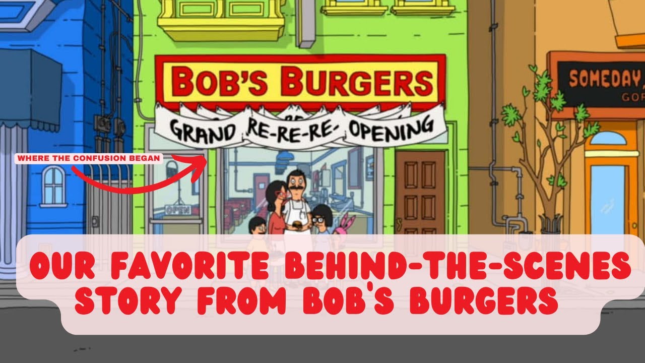 lol this behind the scenes story from Bob's Burgers makes us laugh ...