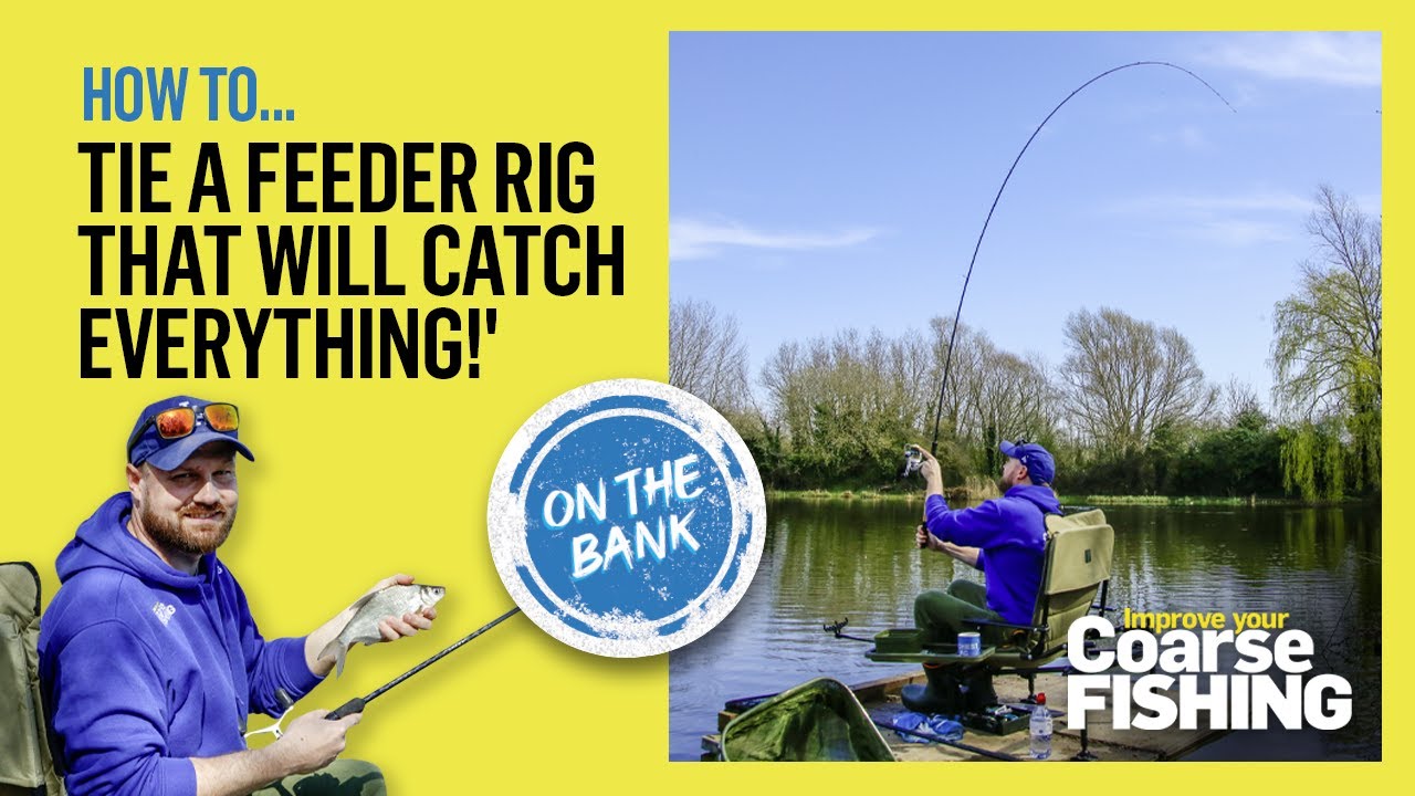 How to tie a simple maggot feeder rig - YouTube