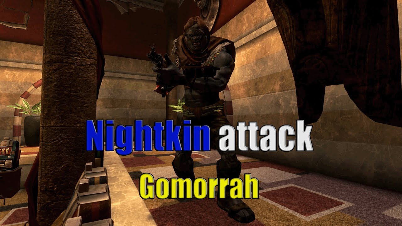 Fallout New Vegas NPC Battle: Nightkin Attack Gomorrah - YouTube