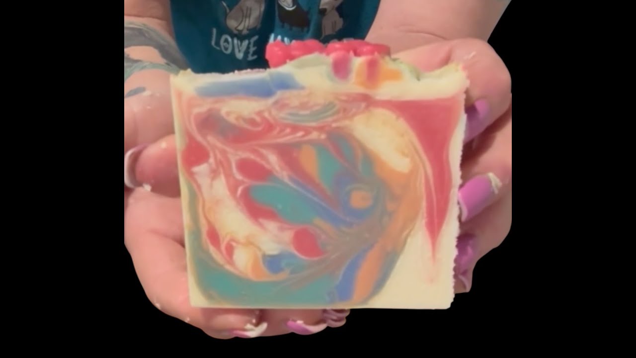 Making Candy Shop cold process soap - YouTube