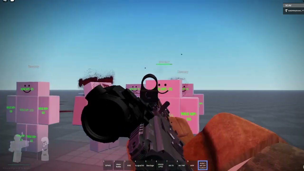 Roblox Custom ACS my friend bought for me :D - YouTube