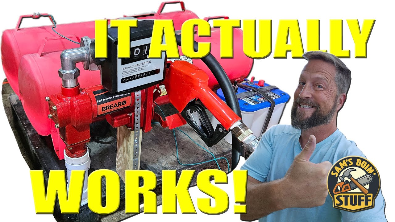 🔧 DIY Fuel Transfer Tank Build Featuring BreAro 12V Pump | Sam's Doing ...