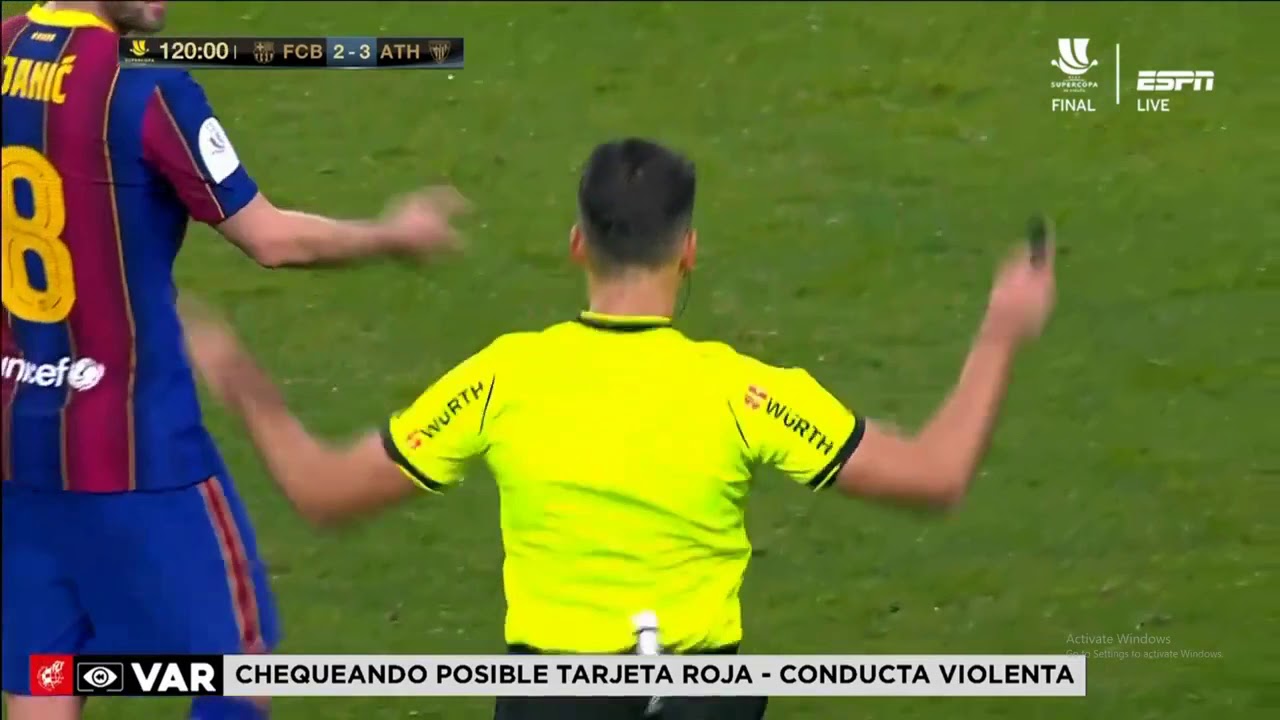 Lionel Messi punch against Atletico Biblao - YouTube