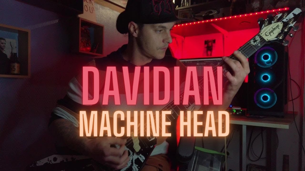 MACHINE HEAD -Davidian (cover) Guitar Solo - YouTube