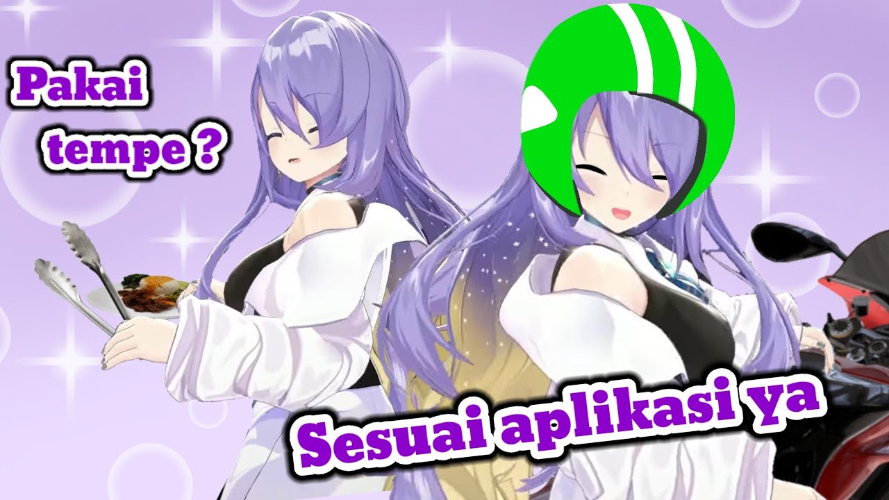 POV Ketika Moona Jadi Kang Ojol & Mbak Mbak Warteg ...[Moona Hoshinova ...