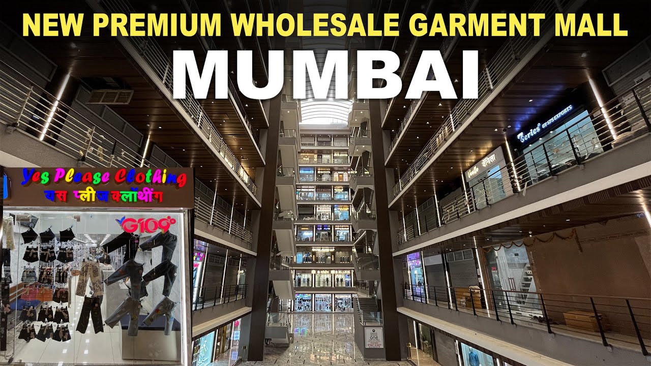 Mumbai New Wholesale Garments Market / PREMIUM GARMENTS WHOLESALE - YouTube