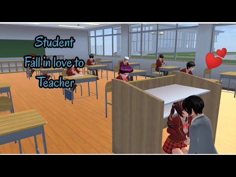 Student fall in love to teacher💕 SakuraSchoolSimulator Lovestory |Shortfilm