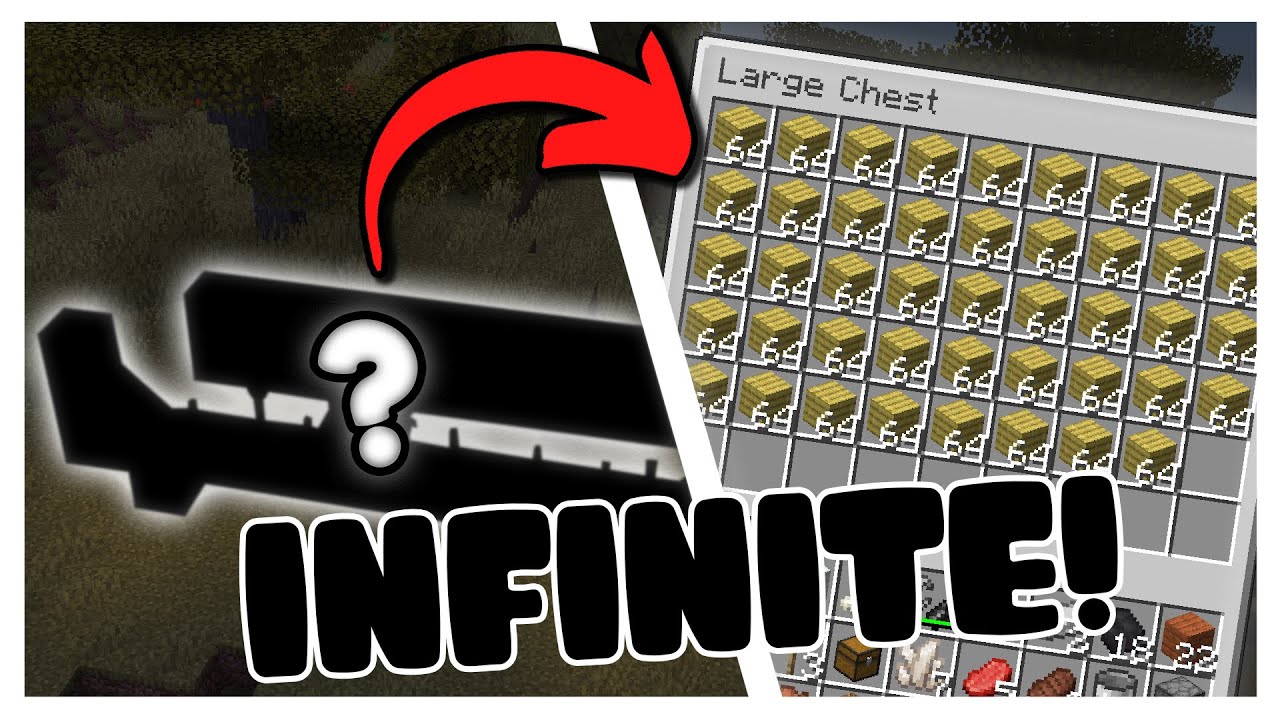 I Made an INFINITE Wood Generator in Minecraft Hardcore - YouTube