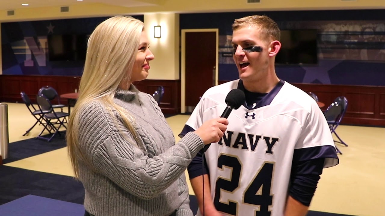2020 Navy Men's Lacrosse Postgame Interview - Ryan Kern - YouTube