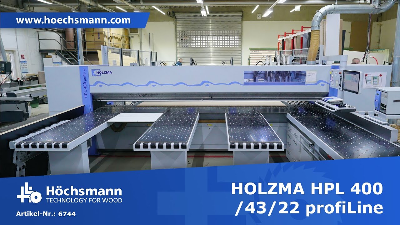HOLZMA HPL 400 /43/22 profiLine (Höchsmann Klipphausen) - YouTube