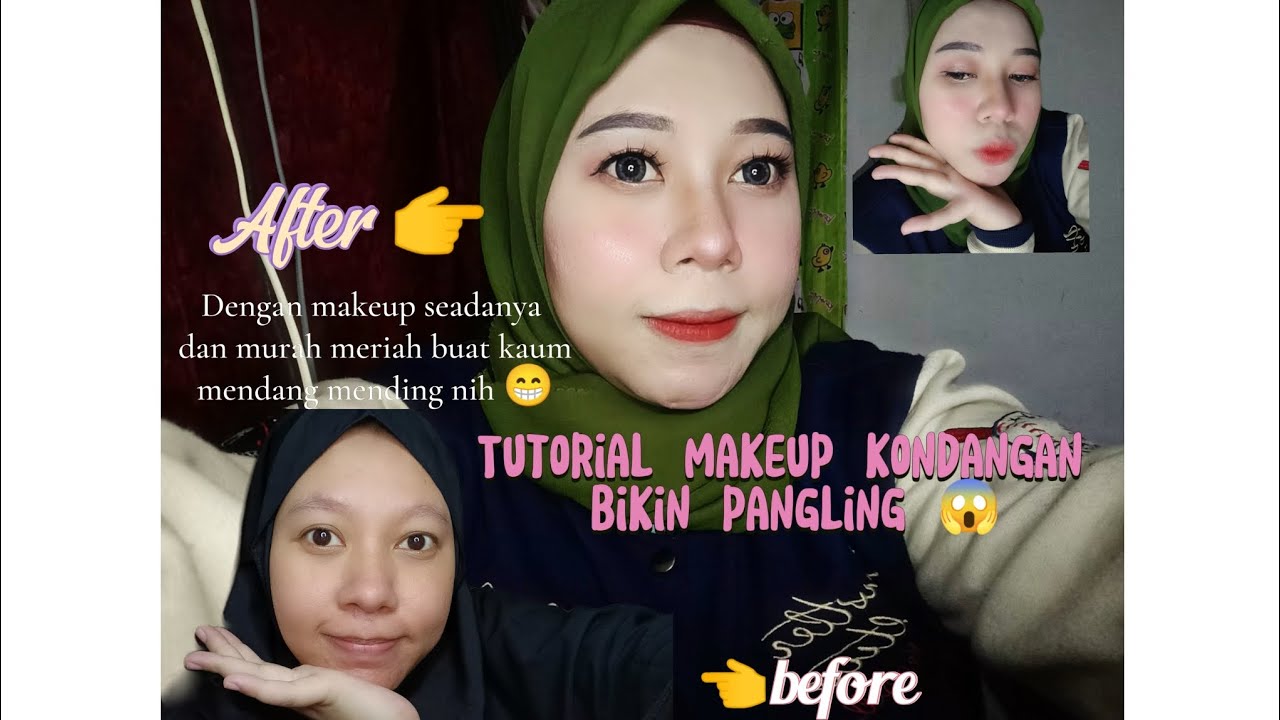 Tutorial makeup pemula dengan alat seadanya ! 😱 yuk tonton sampai selesai #makeuptutorial - YouTube