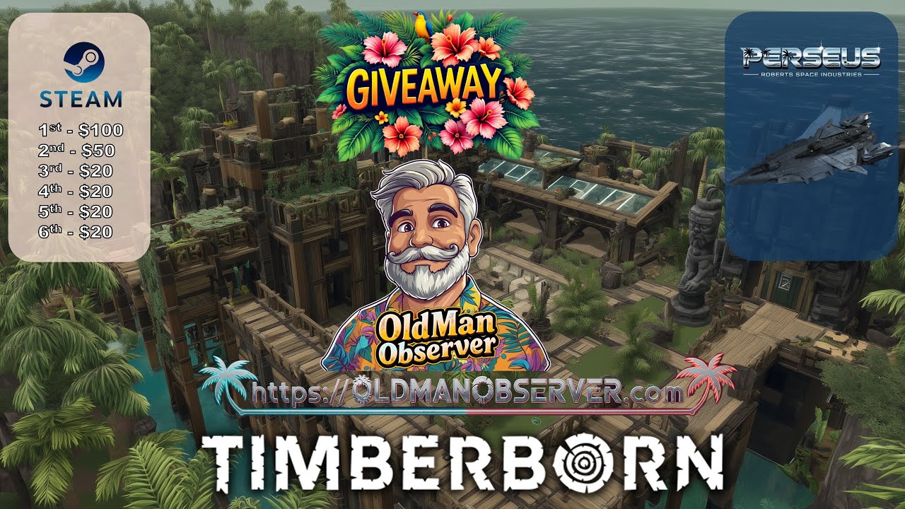 First Ahoy and then Timberborn | S1E8 | !giveaway $230 Steam Gift Cards ...