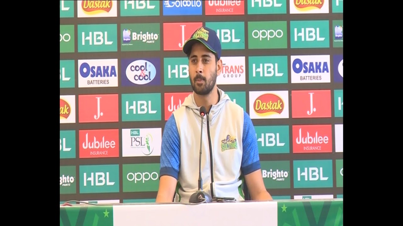 Multan Sultan Player Ali Shafi Media Talk - YouTube