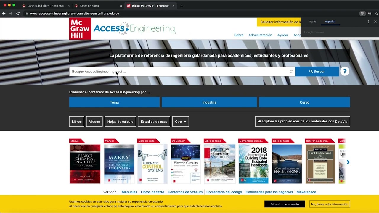 BASE DE DATOS ACCESS ENGINEERING - YouTube