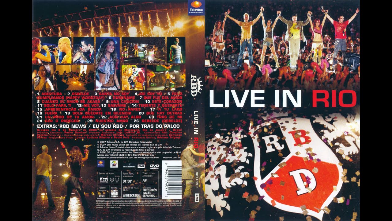 RBD Live in Rio Special Edition. - YouTube