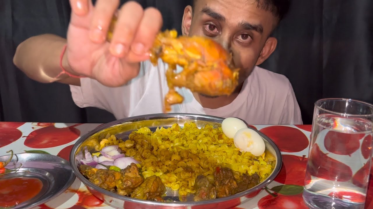 SPICY CHICKEN LEG PIECE FRY WITH PASTA || RamenK’s Vlogs. - YouTube