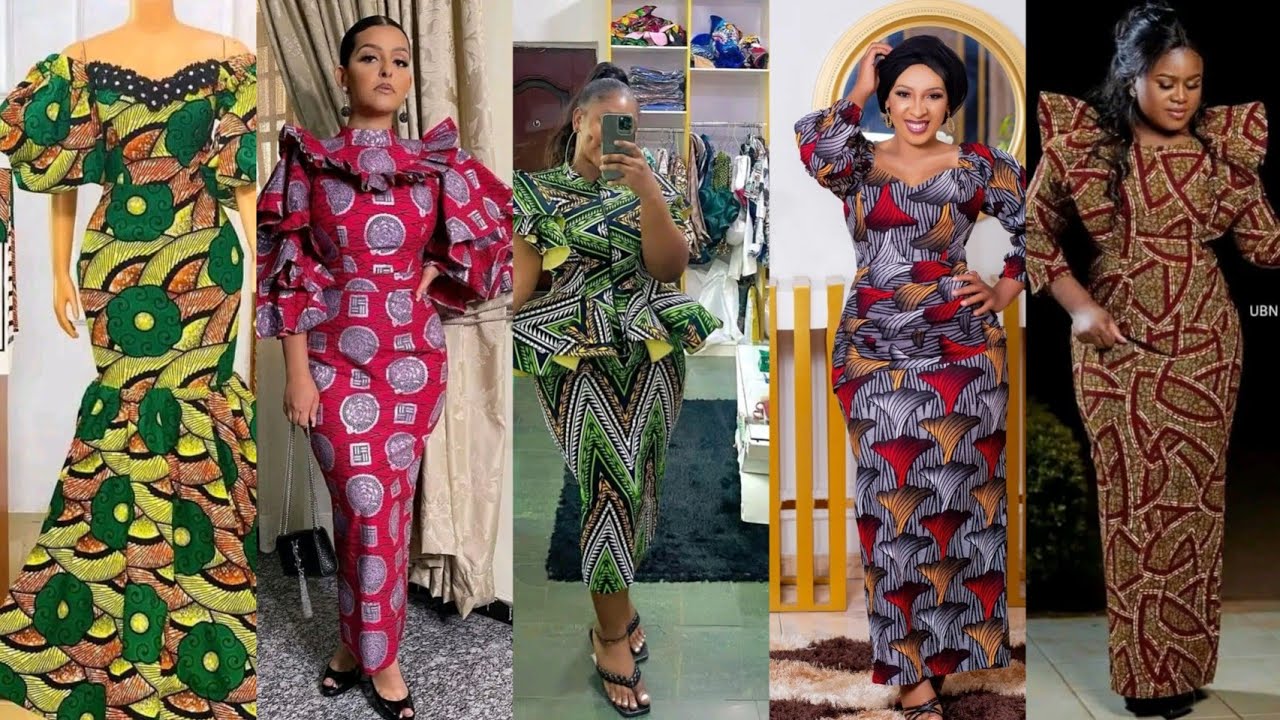 MISHONO MIPYA YA VITENGE AFRICA FASHION DESIGN KITENGE MIX LACES AFRICA ...