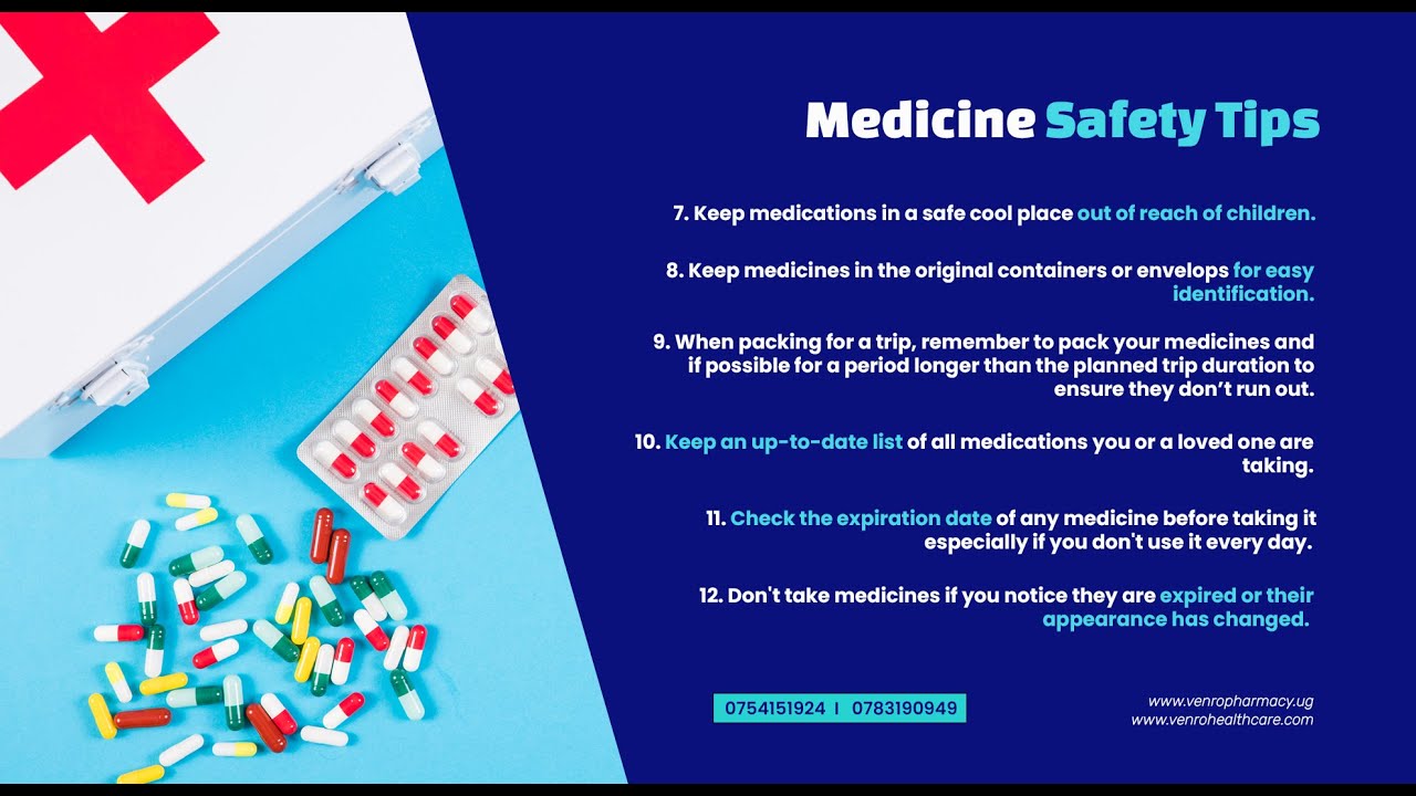 Medicine Safety Tips you should always follow - YouTube