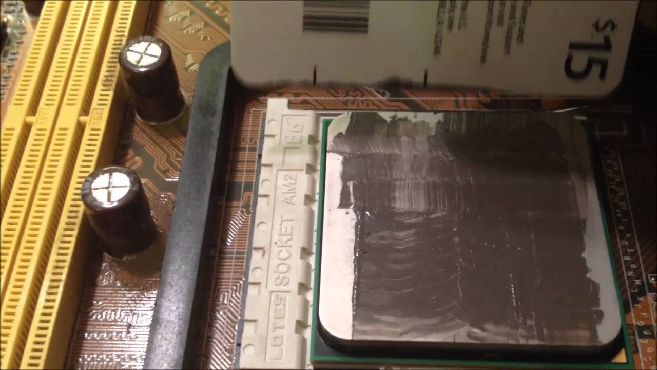 how to install a amd cpu ( am2 am2+ am3 ) - YouTube