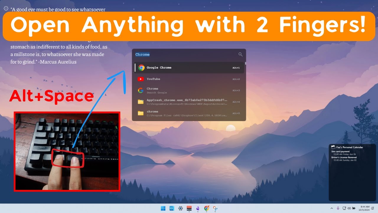 How to Open Apps Without Mouse! - YouTube