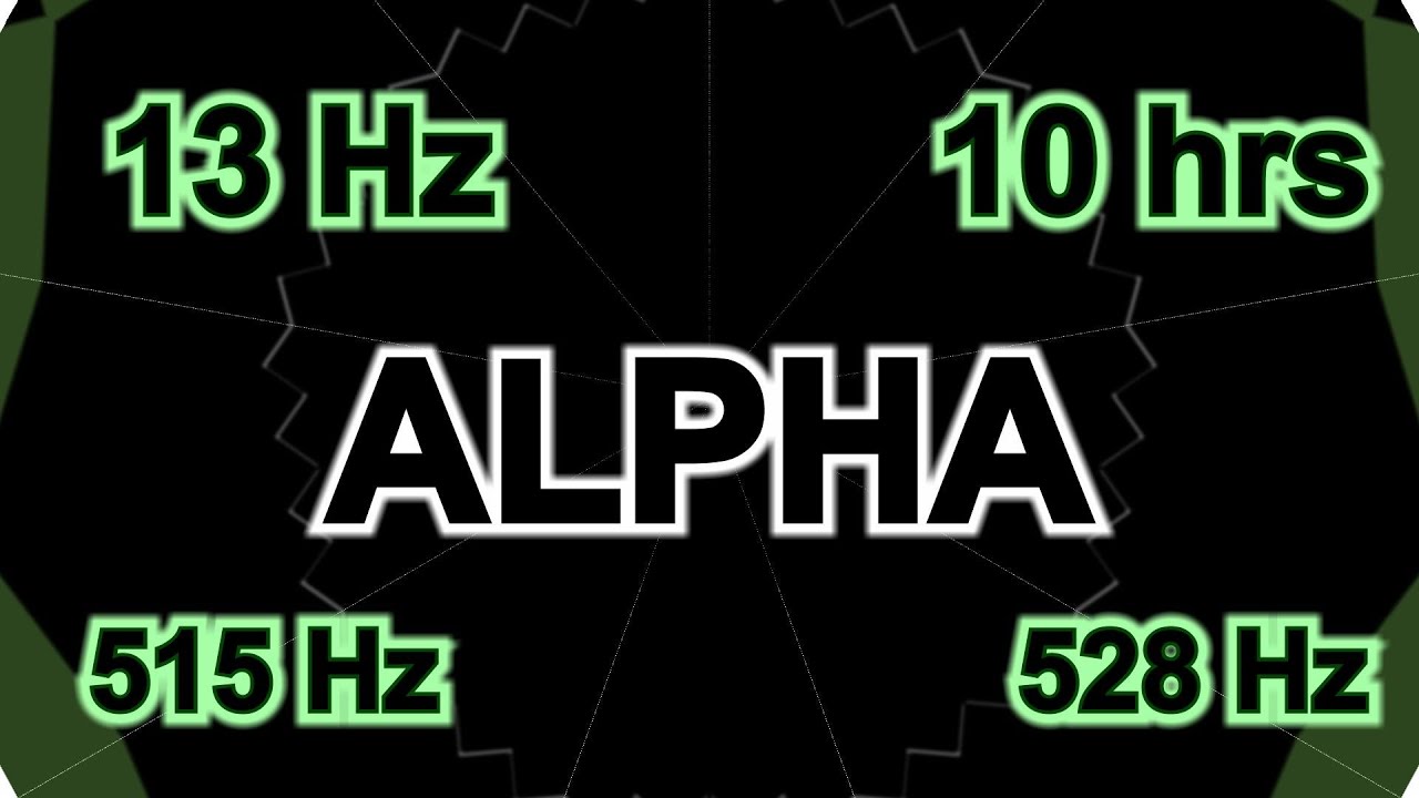 13 Hz ALPHA - 10 hours for Boost learning efficiency & Reduce anxiety ...