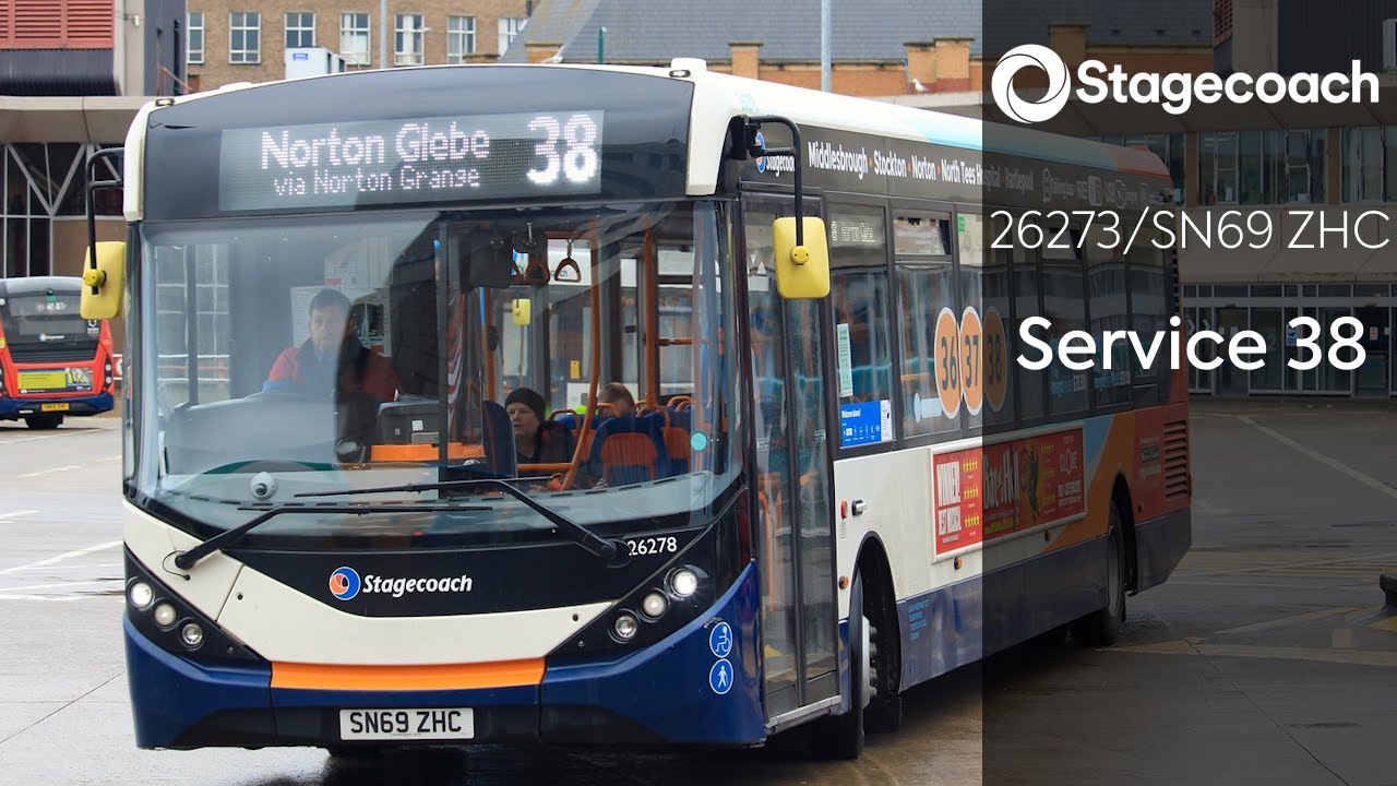Onboard Stagecoach 26278/SN69ZHC on the 38 to Middlesbrough - YouTube