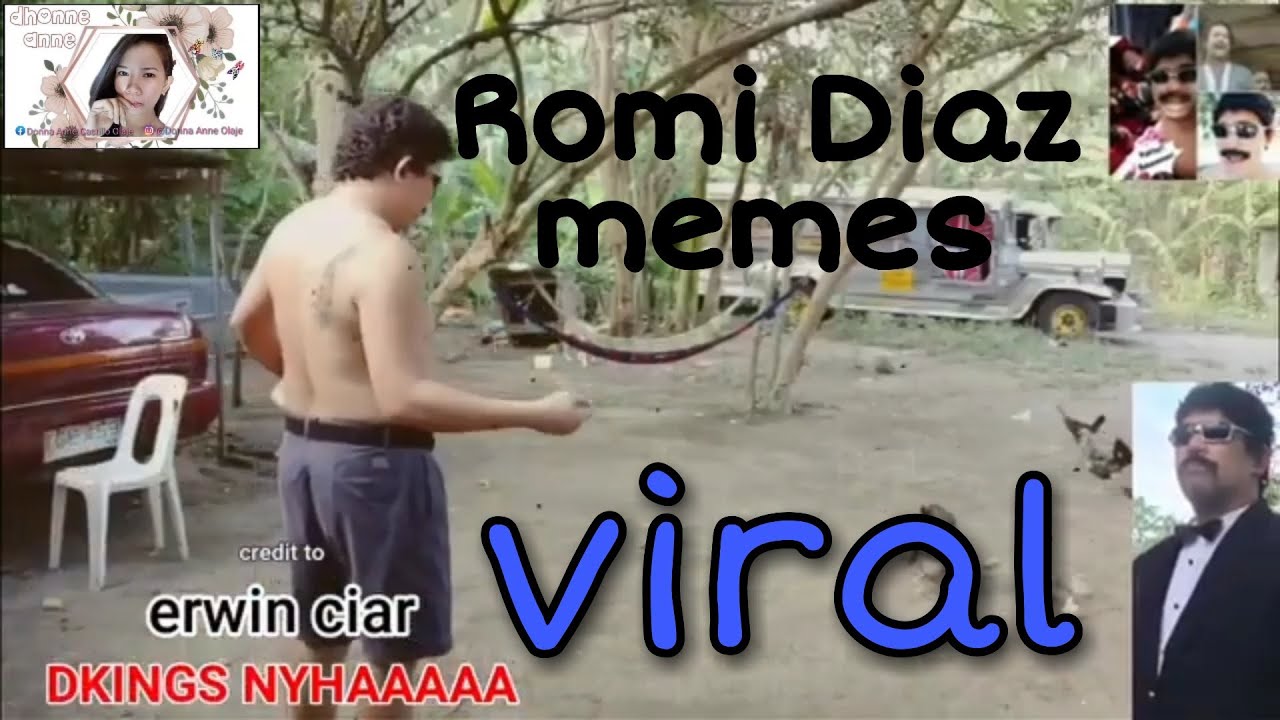 Romy Diaz impersonator MEMES VIRAL NGAYON | donna anne olaje - YouTube