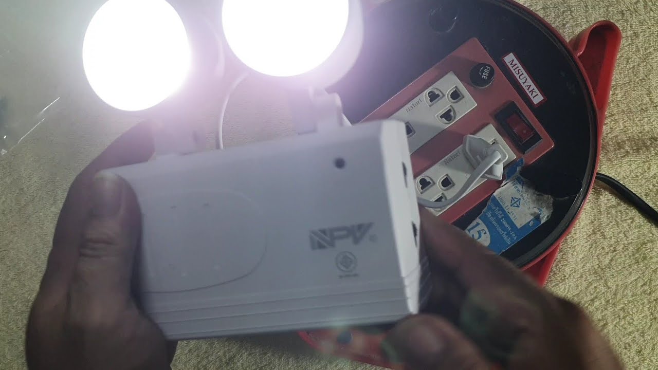 Review : ไฟฉุกเฉิน ไฟสำรอง ขนาดเล็ก NPV 4W แสงขาว (Small emergency ...