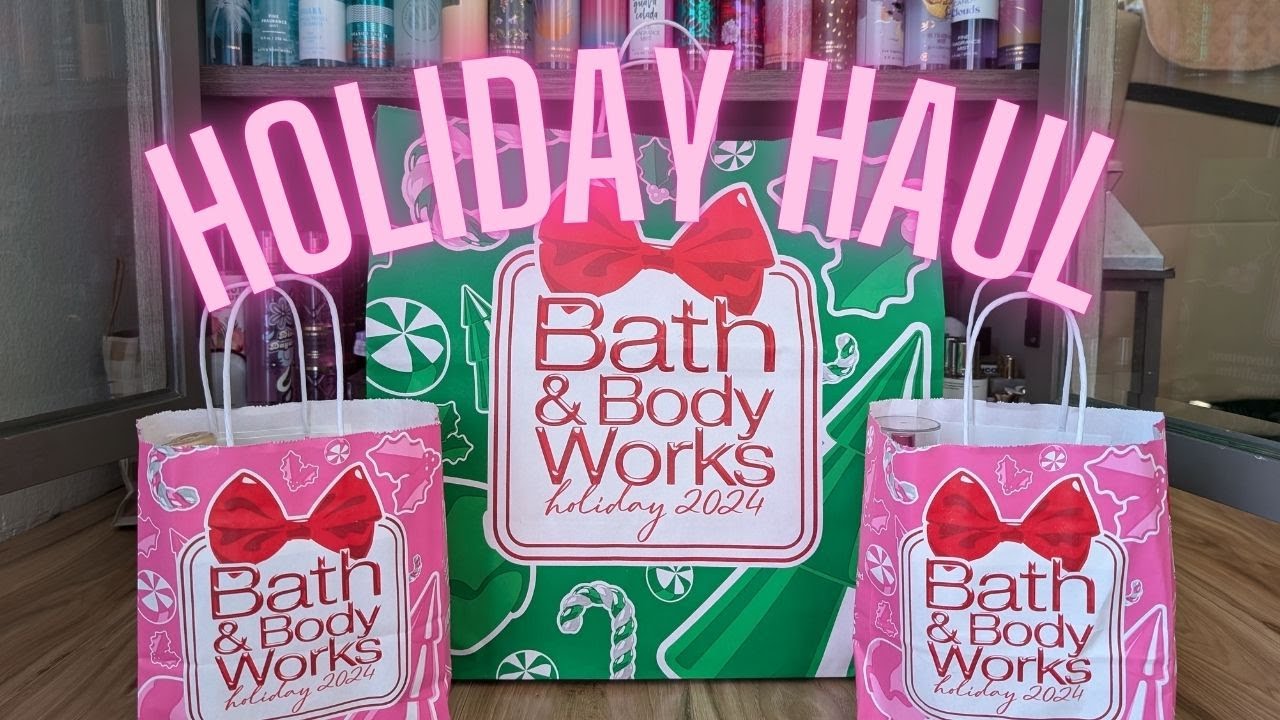 HUGE BATH AND BODY WORKS HOLIDAY FRAGRANCE HAUL! SO MANY CANDLES! - YouTube