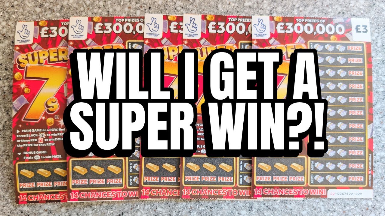 WILL I GET A SUPER WIN TODAY? - £300,000 SUPER 7S SCRATCHCARD - YouTube
