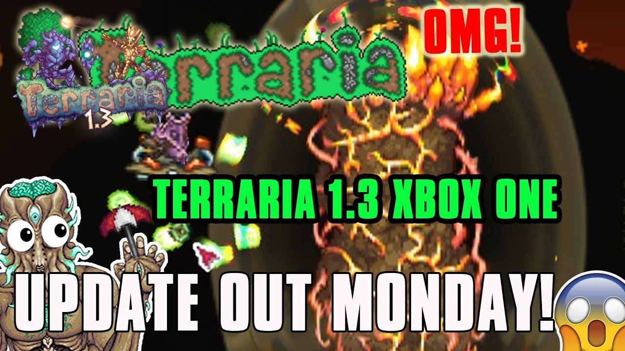 TERRARIA 1.3 XBOX OUT MONDAY 5th! (Terraria 1.3 console update ...