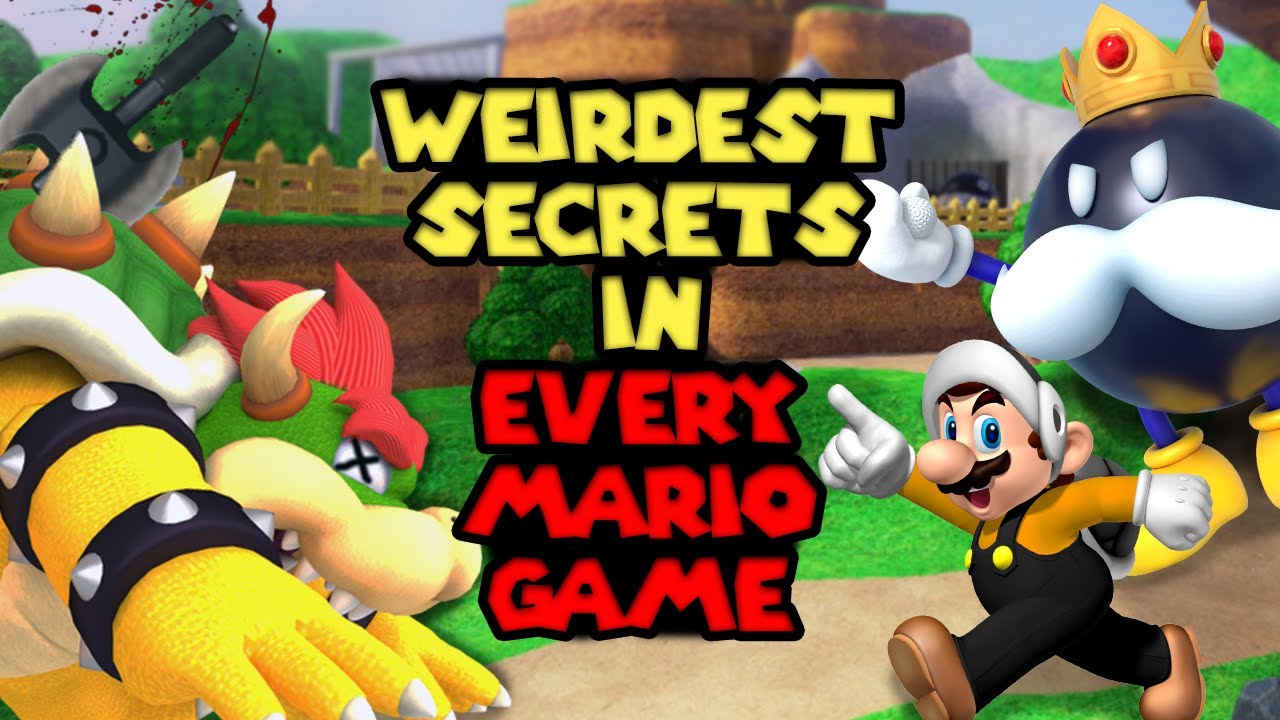 The Weirdest Secrets in Every Mario Game - YouTube