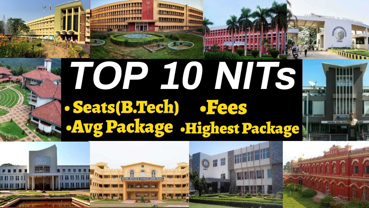 TOP 10 NIT OF INDIA | BEST NIT COLLEGE OF INDIA | TOP BEST NIT COLLEGES | BY SAHU ACADEMY - YouTube