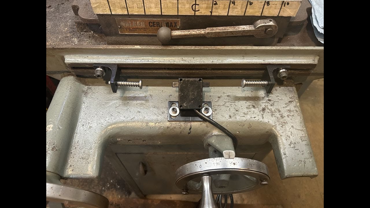 Preparing the Surface Grinder For CNCing the X Axis - YouTube