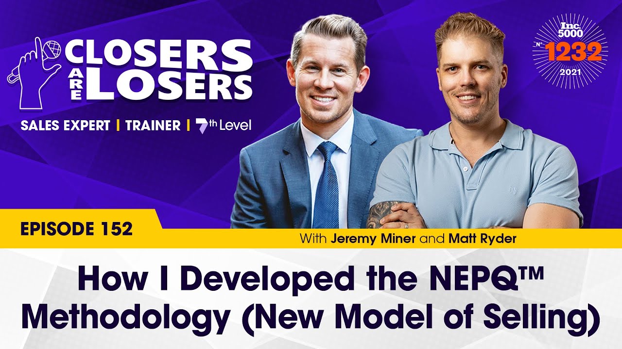 How I Developed the NEPQ™ Methodology New Model of Selling - YouTube