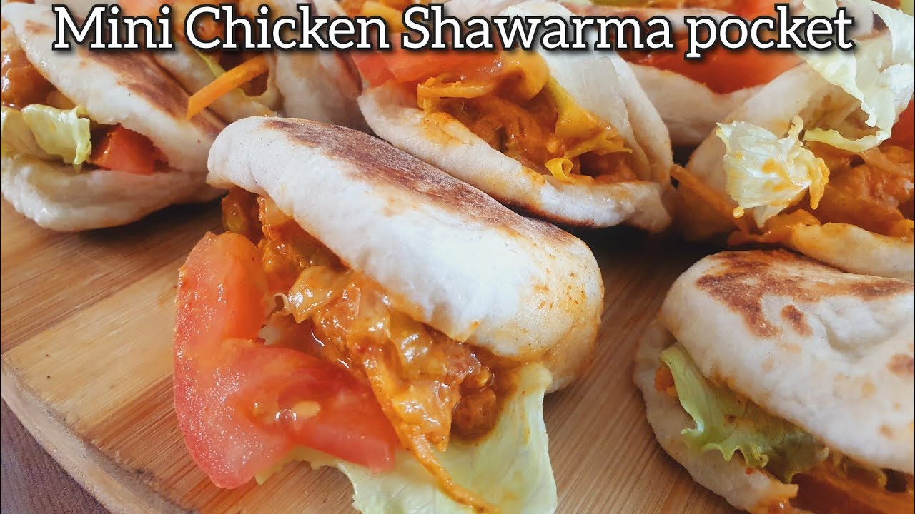 Mini Shawarma pocket/chicken shawarma/easy shawarma recipe /Srilankan ...