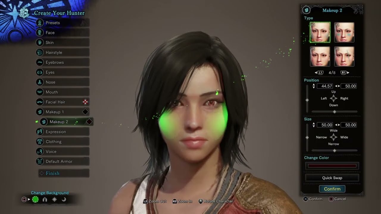 Monster Hunter World female character creation - YouTube