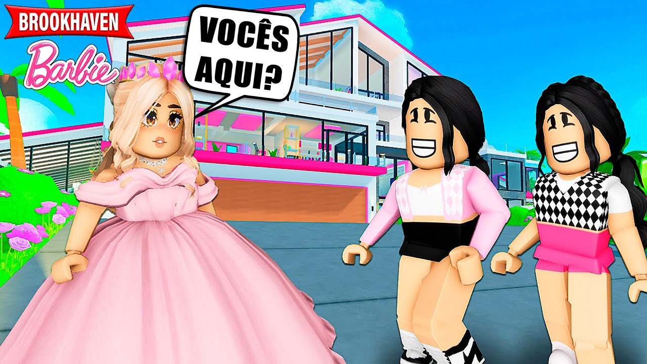 AS MENINAS ENTRARAM ESCONDIDAS NA FESTA DA BARBIE | Historinhas ...