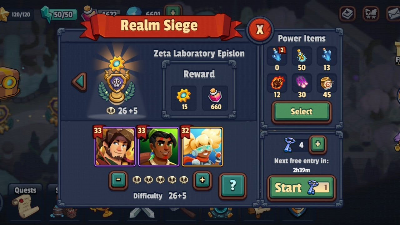 Realm Defense Zeta Laboratory Epislon Difficulty 26+5 - YouTube