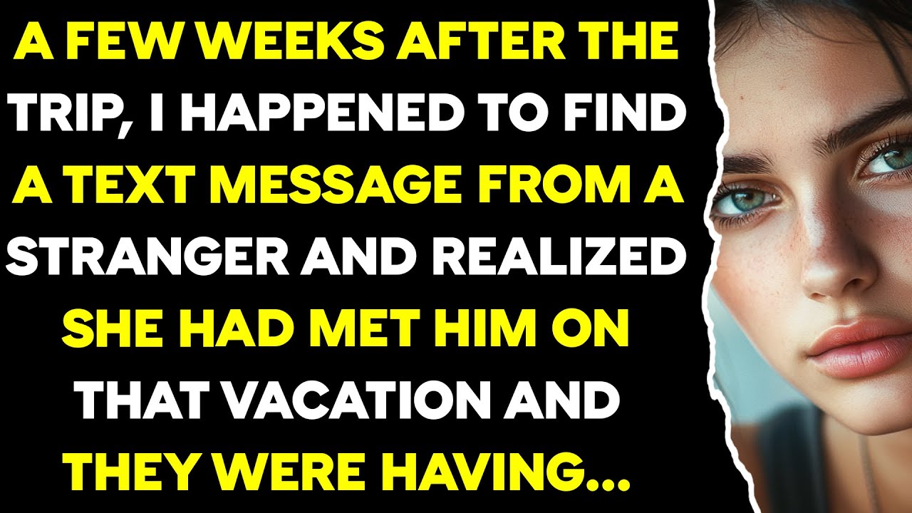 A few weeks after the trip, I happened to find a text message from a ...