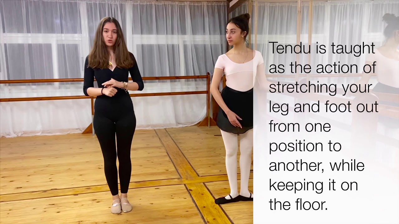 Ballet tips: Battement TENDU - YouTube