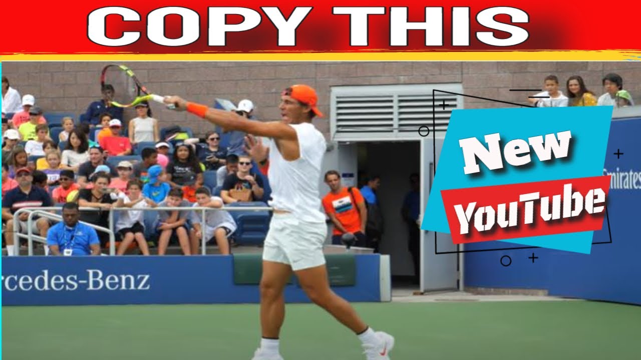 (Forehand Lesson) The Best Part of Rafa's Topspin Forehand will ...