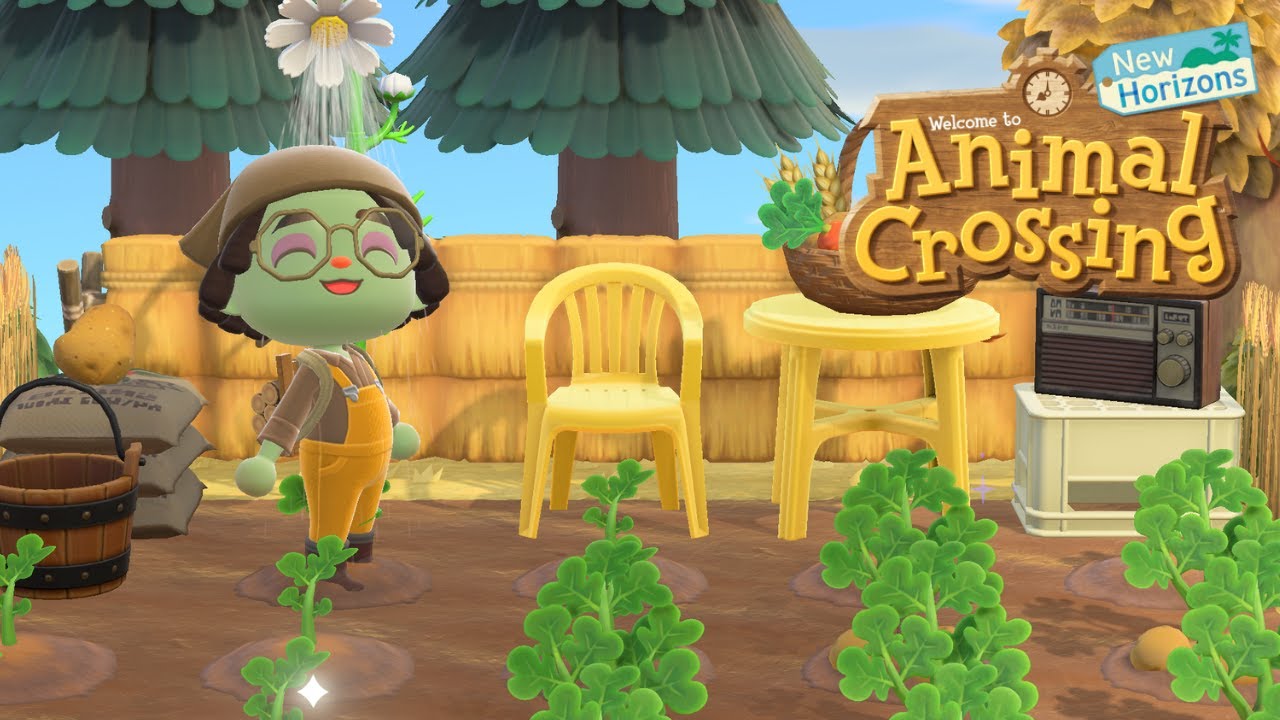 [ACNH] Animal Crossing Relaxing Longplay 𓆏 Mini Potato Farm (No ...