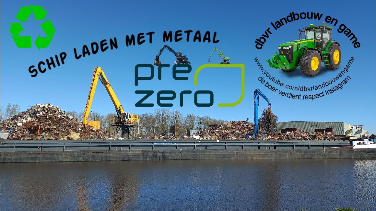 sennebogen / Terex Fuchs schipladen Schroot (metaal) Winschoten PreZero ...