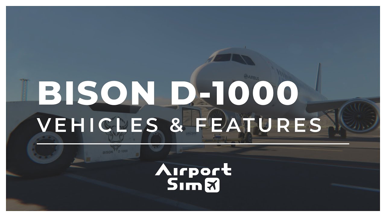 AirportSim | Vehicles & Features | Bison D-1000 - YouTube