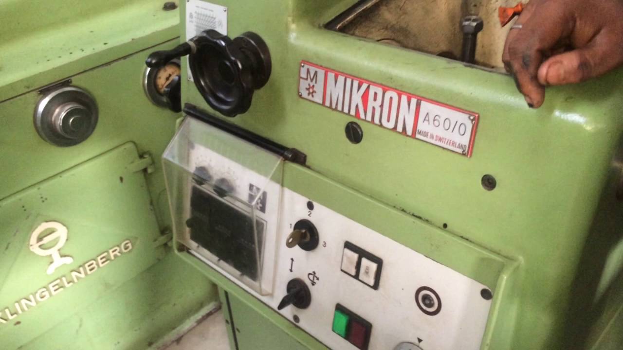 Automatic Hob Sharpener - Mikron A60/0 - YouTube