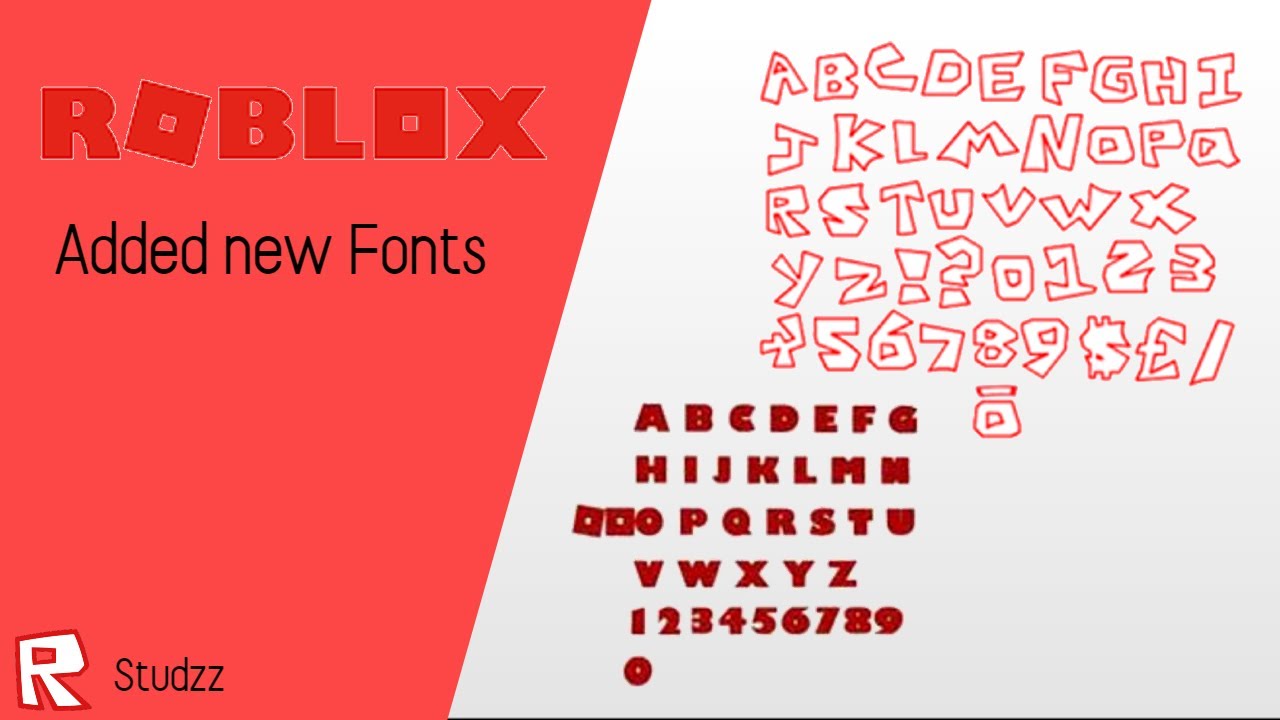 Roblox Added New Fonts! - YouTube