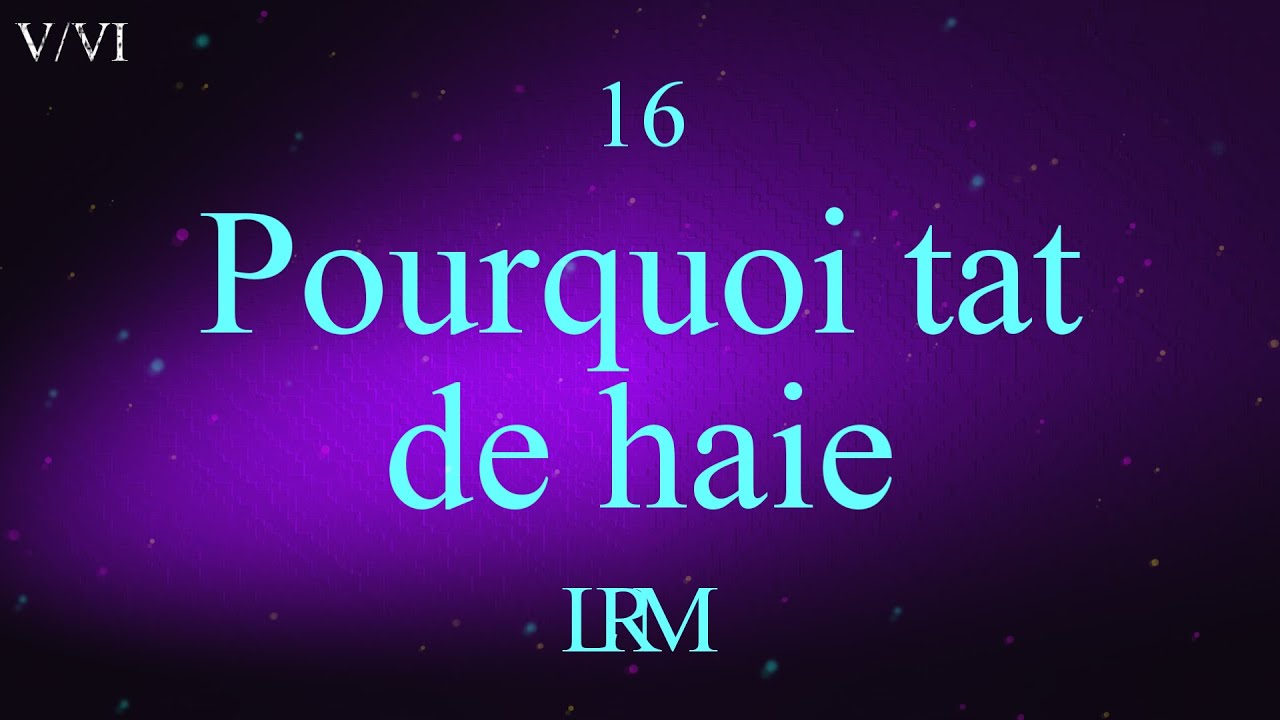 PSUKÉ x MOG BATCHEV - Pourquoi tat de haie (Lyric video) - YouTube